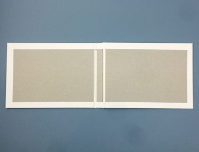 What is the process of case binding a hardback book?